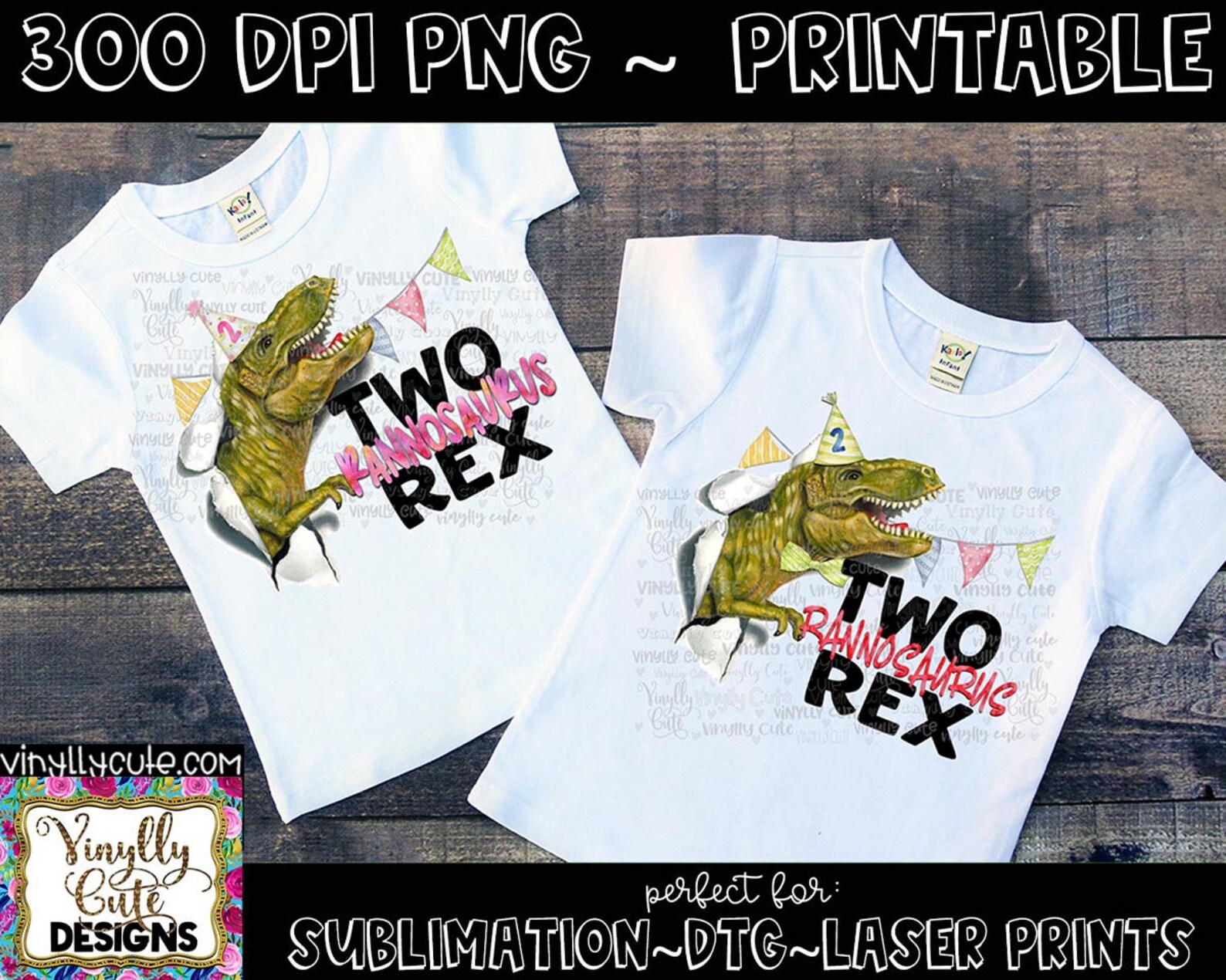 Two Rannosaurus Rex Boy PNG Printable Digital File RTP - Etsy