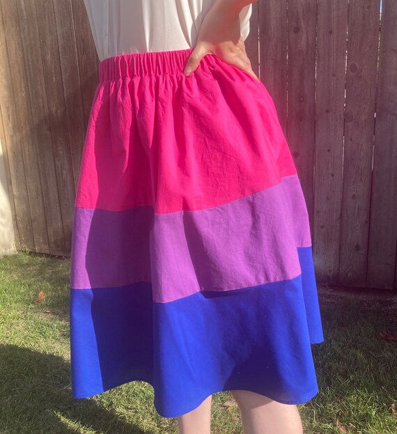 Bi Flag Pride Skirt - Etsy