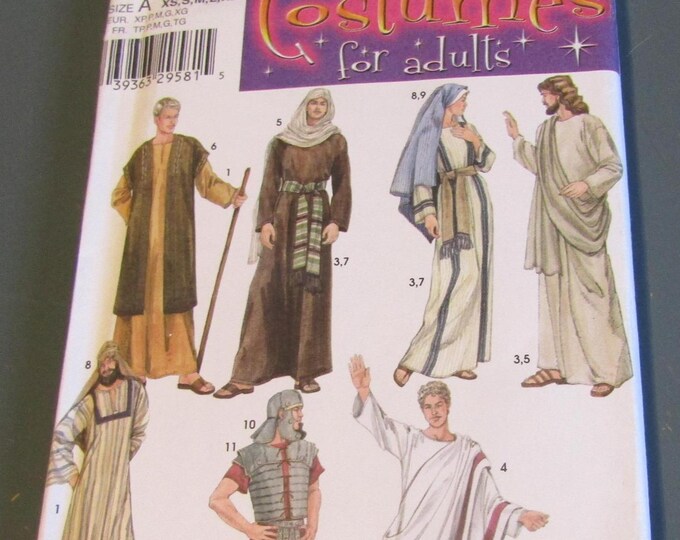 Uncut Adult Biblical Costumes & Helmet Pattern: Sizes XS - XL - Etsy