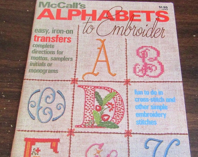 Vintage Alphabets to Embroider Book - Etsy