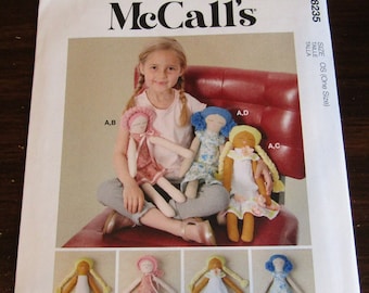 Simplicity 8539 Sewing Pattern Stuffed Dolls - Etsy