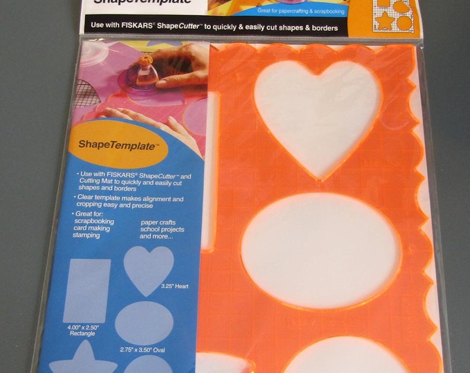 Unopened Vintage Fiskars Shape Template: Clouds/victorian/deckle Border ...