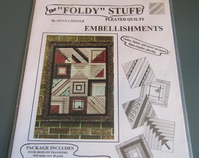 The Foldy Stuff Pleated Quilts Pattern Package - Etsy