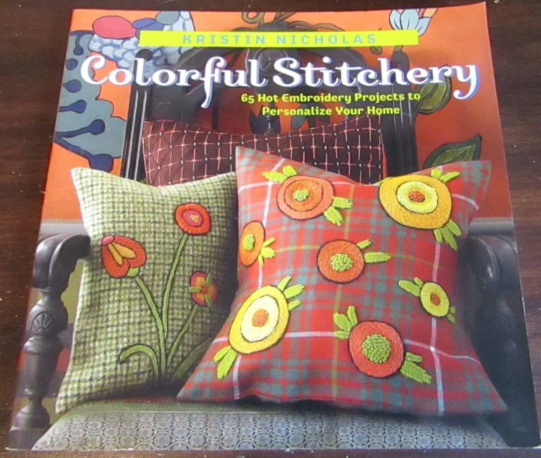 Colorful Stitchery Book - Etsy