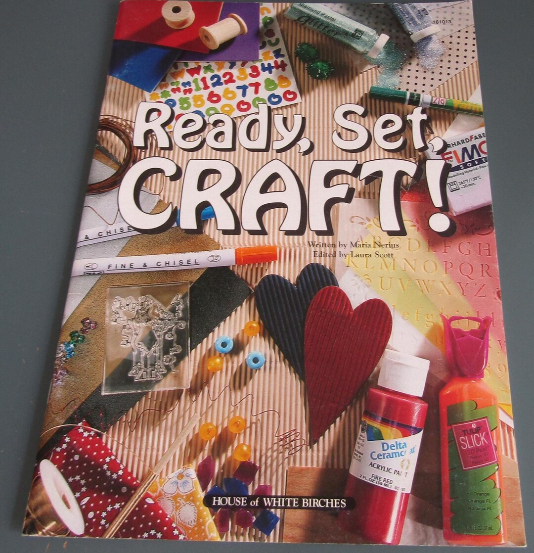 Vintage Ready, Set, Craft! Softcover Book - Etsy