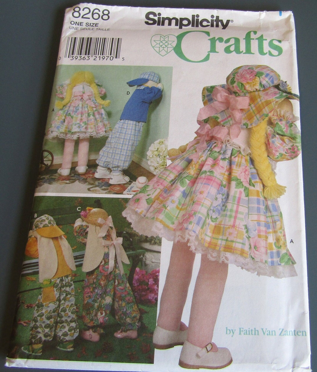 Uncut Vintage 30 Inch Doll, Bunny & Clothes Pattern - Etsy