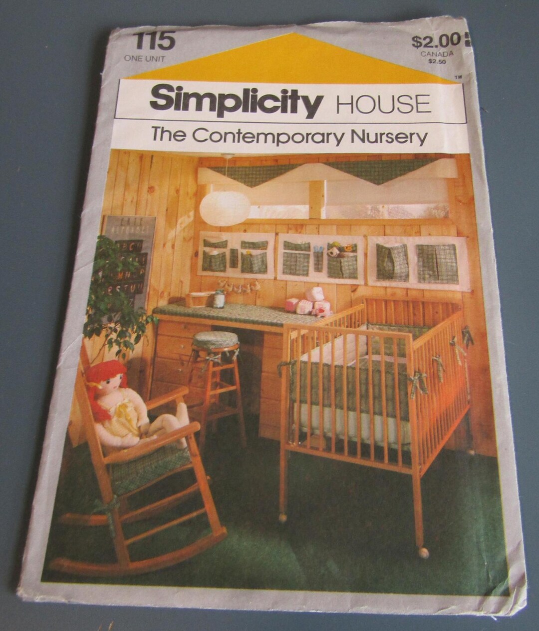 Vintage Simplicity House Pattern: the Contemporary Nursery - Etsy