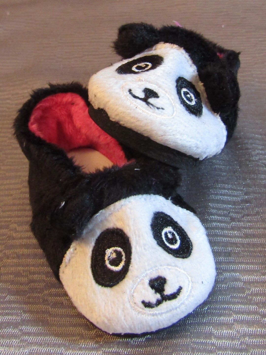 18 & 15 Doll Slippers: Panda - Etsy