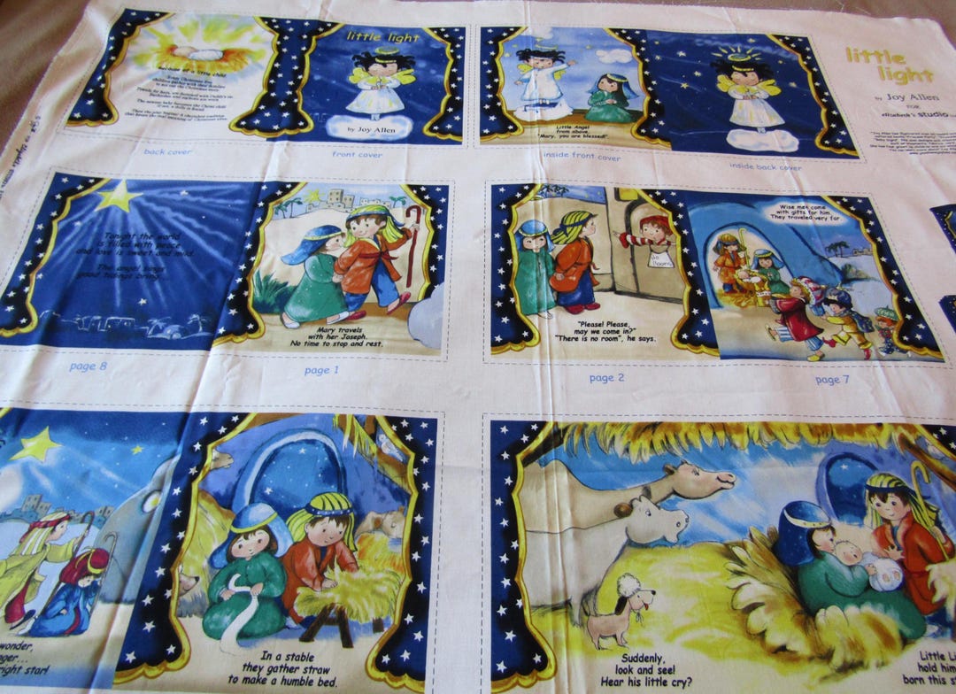 Fabric Book Panel: Little Light by Joy Allen - Etsy