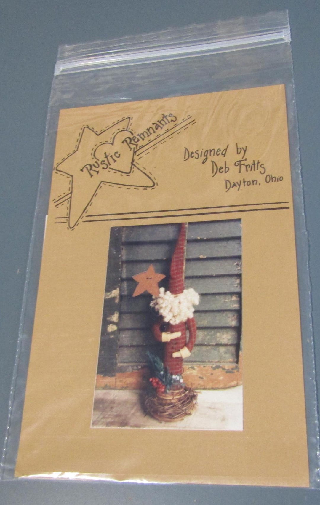 Uncut Vintage Rustic Remnants Pattern: Wish Nick 12 Inch - Etsy