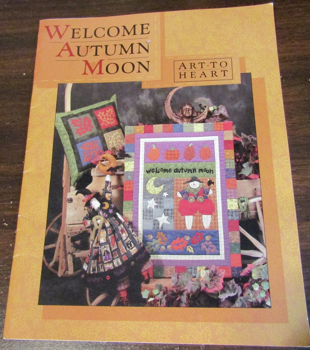Vintage Welcome Autumn Moon Book - Etsy