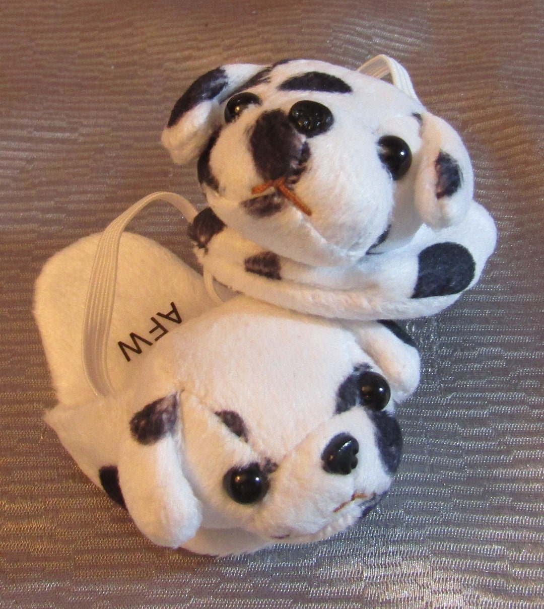 18 Doll Slippers: Dalmatian - Etsy