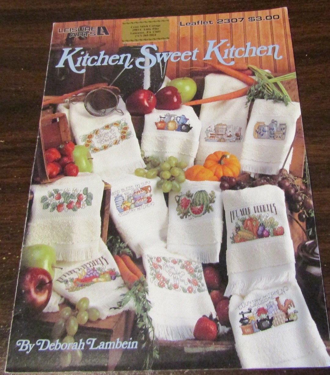 Vintage Cross Stitch Leaflet: Kitchen Sweet Kitchen - Etsy