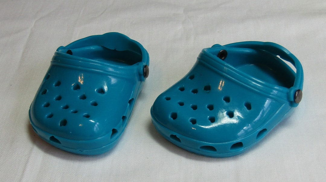 18 & 15 Inch Doll Clogs: Teal - Etsy