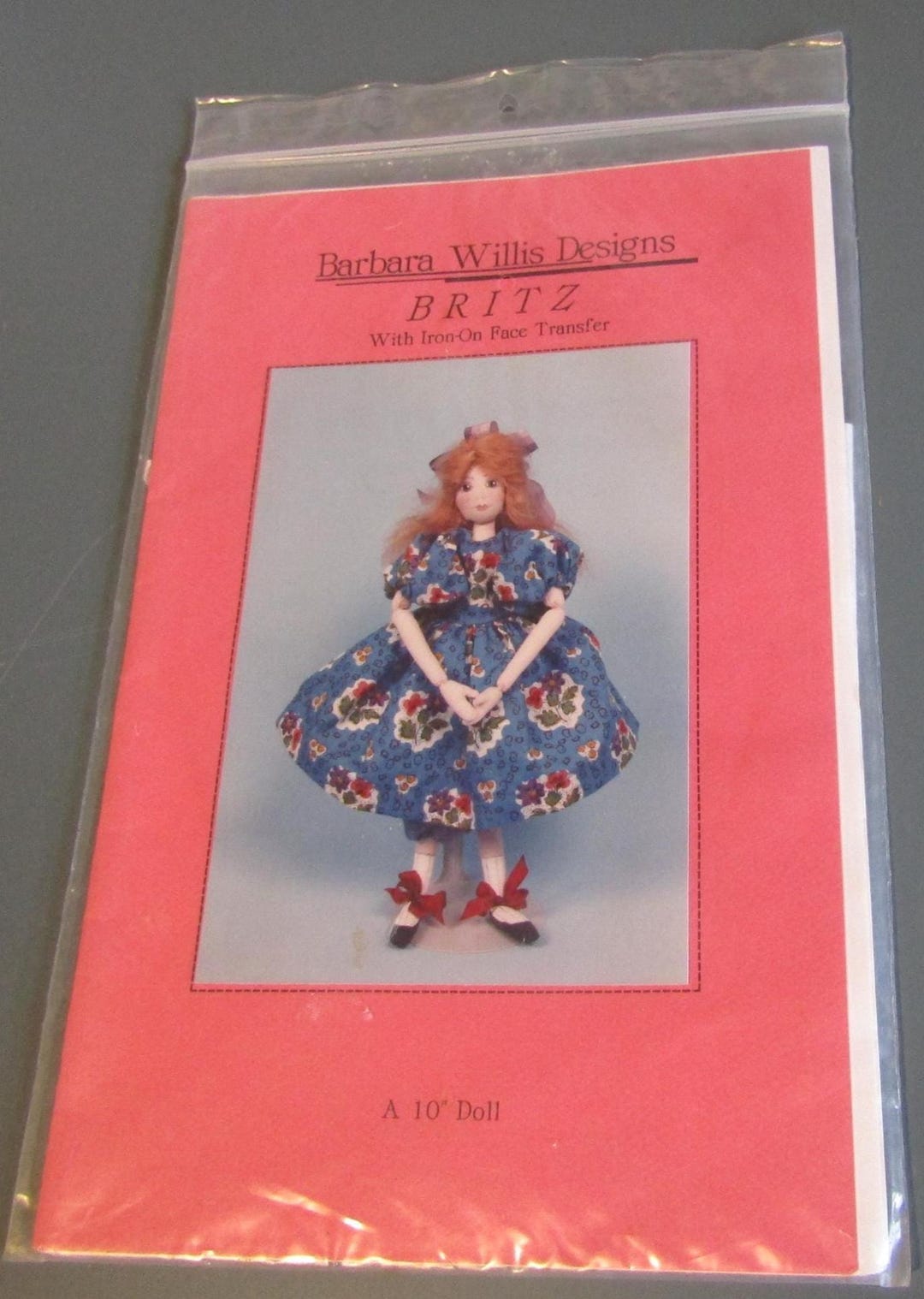 Uncut Vintage Barbara Willis Art Doll Pattern: Britz 10 Inch - Etsy