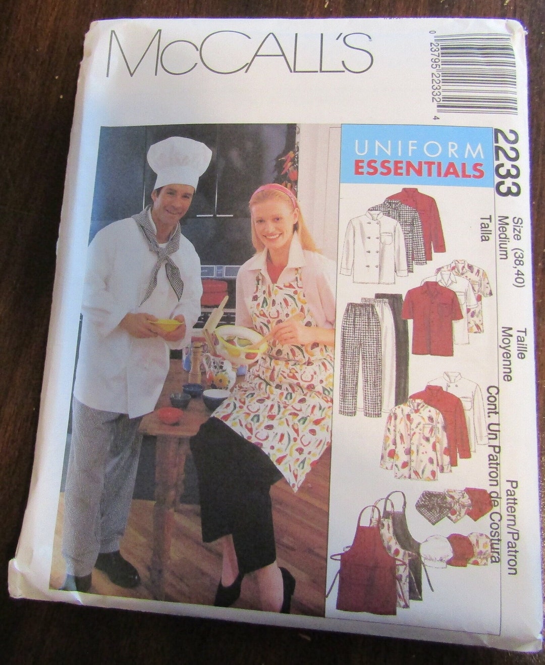 Uncut Vintage Misses' & Men's Uniform Essentials Pattern - Etsy