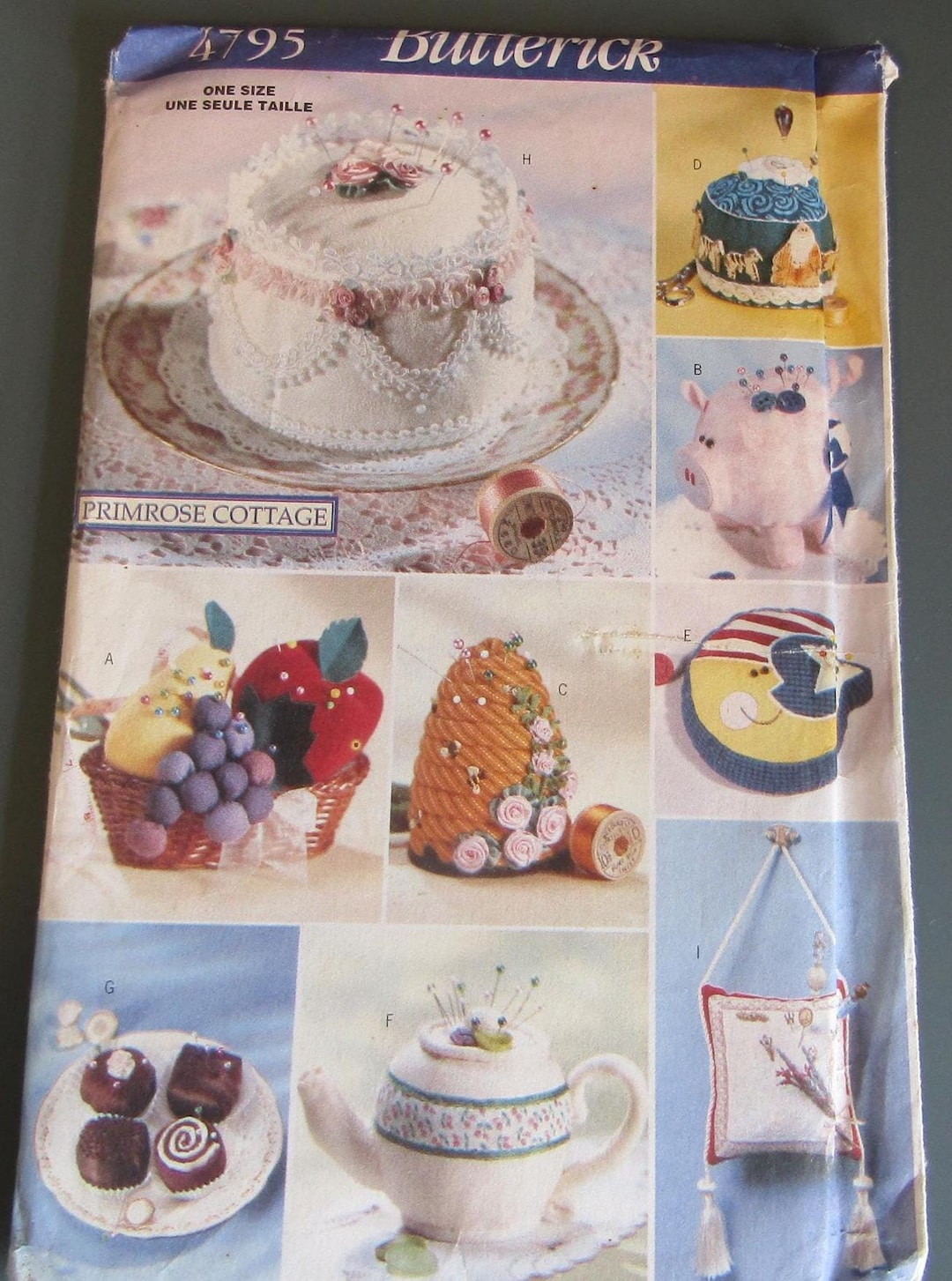 Uncut Vintage Pin Cushions Pattern - Etsy