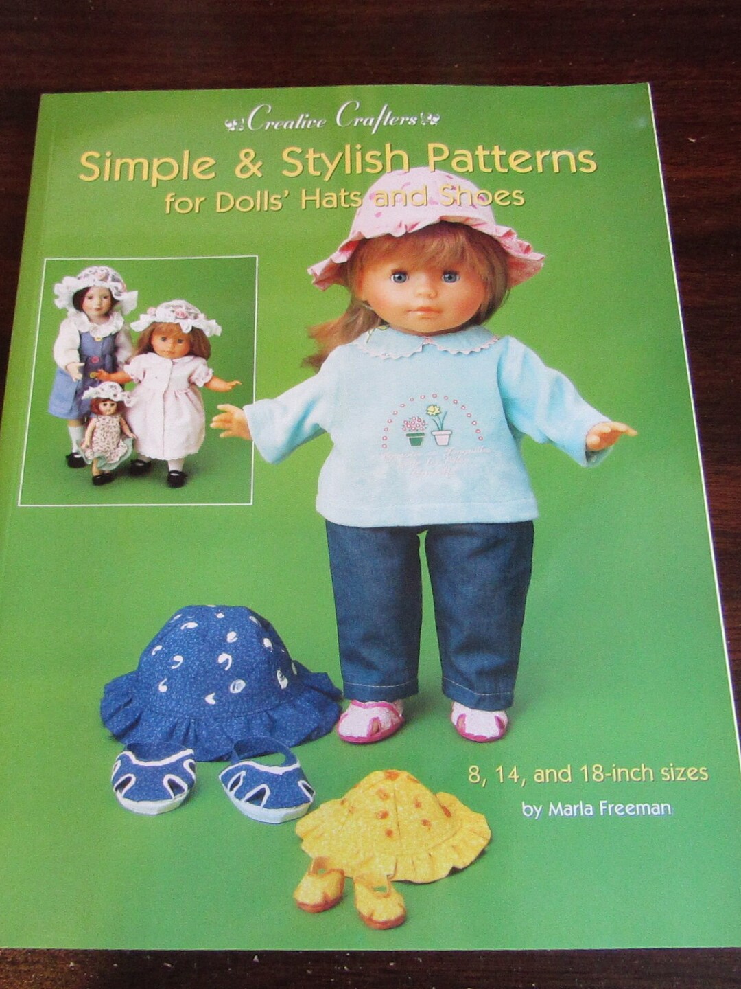 Vintage simple & Stylish Patterns for Dolls' Hats - Etsy
