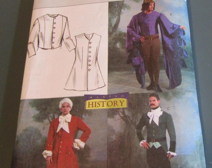 Uncut Vintage Men's Jackets and Vest Costume Pattern Sizes L- XL - Etsy