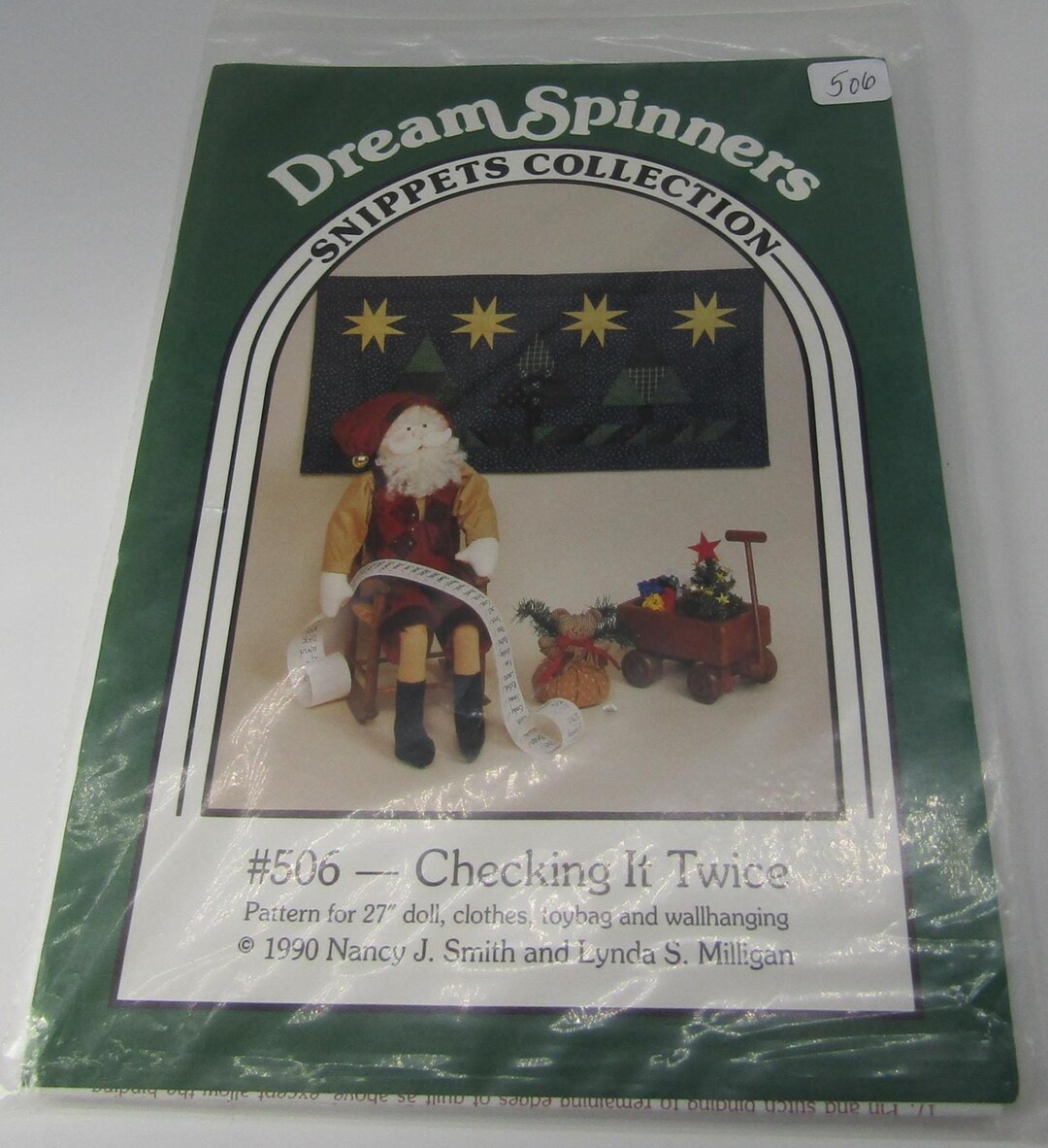Uncut Vintage Dream Spinners Santa Doll & Wallhanging Pattern: 27 Inch ...