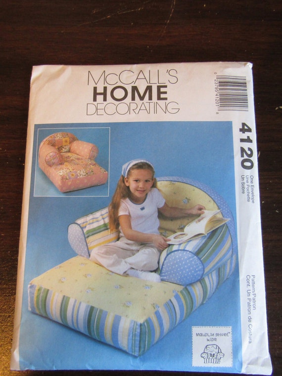 Uncut Kids' Chaise Lounge Pattern | Etsy
