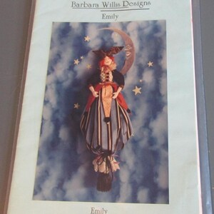 Uncut Vintage Barbara Willis Art Doll Pattern: Emily 20 Inch Wall Doll ...