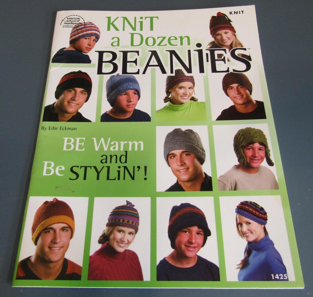 Knit a Dozen Beanies Softcover Book - Etsy
