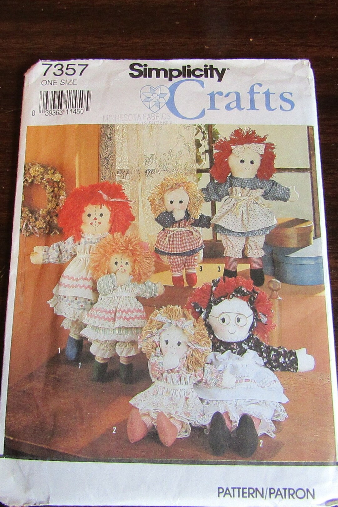 Uncut Vintage Rag Doll & Clothes Pattern: 10 and - Etsy