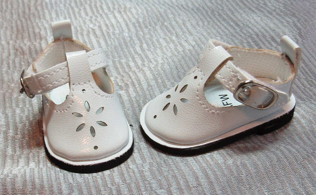 Small 14 Inch Doll Buckle Shoes W Sunburst Cutout: White - Etsy