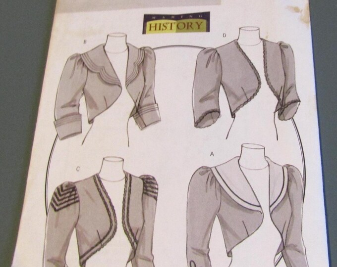 Uncut Misses' Victorian Jacket Pattern Sizes 6-12 - Etsy