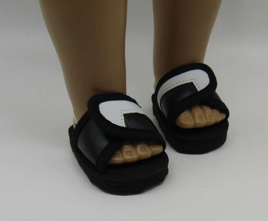 18 Inch Doll Slides W Swish: Black & White - Etsy