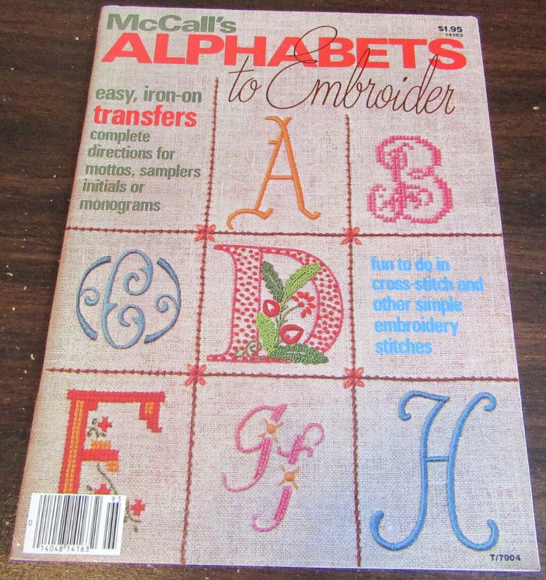Vintage Alphabets to Embroider Book - Etsy