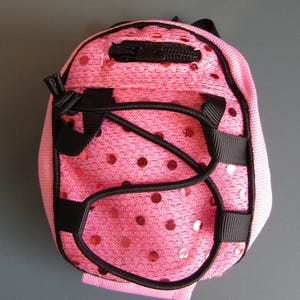 Small 14 Inch Doll Sequin Backpack: Pink - Etsy