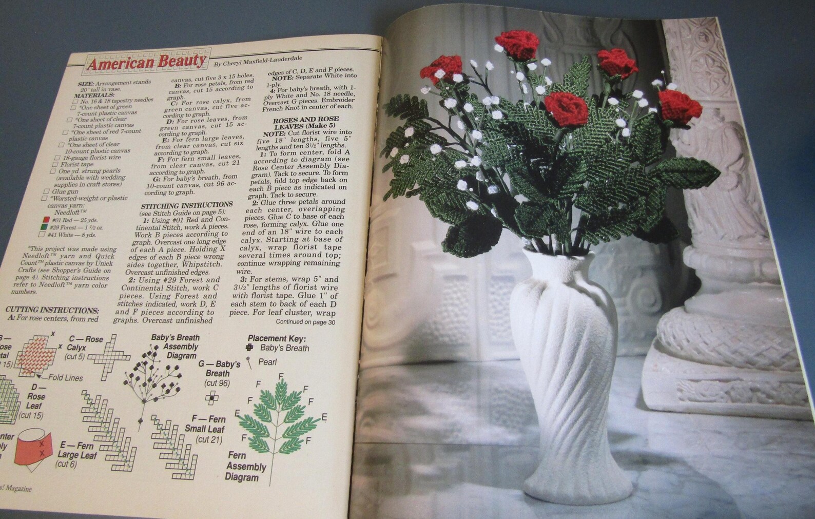 Vintage Plastic Canvas! Magazine: May/june 1990 - Etsy
