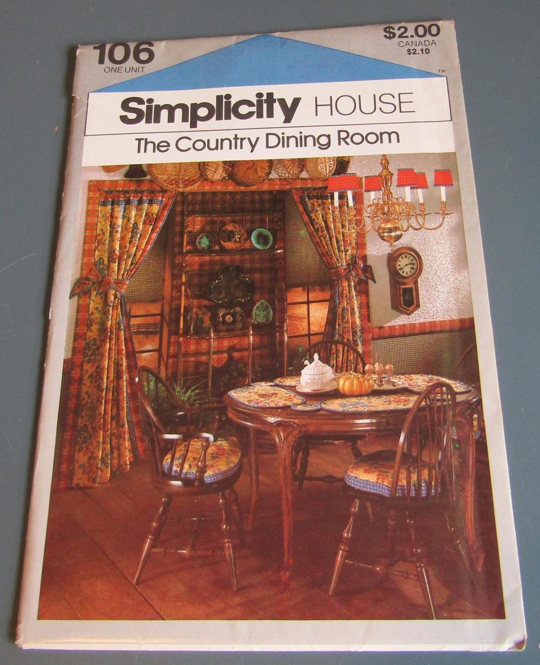 Vintage Simplicity House Pattern: the Country Dining Room - Etsy