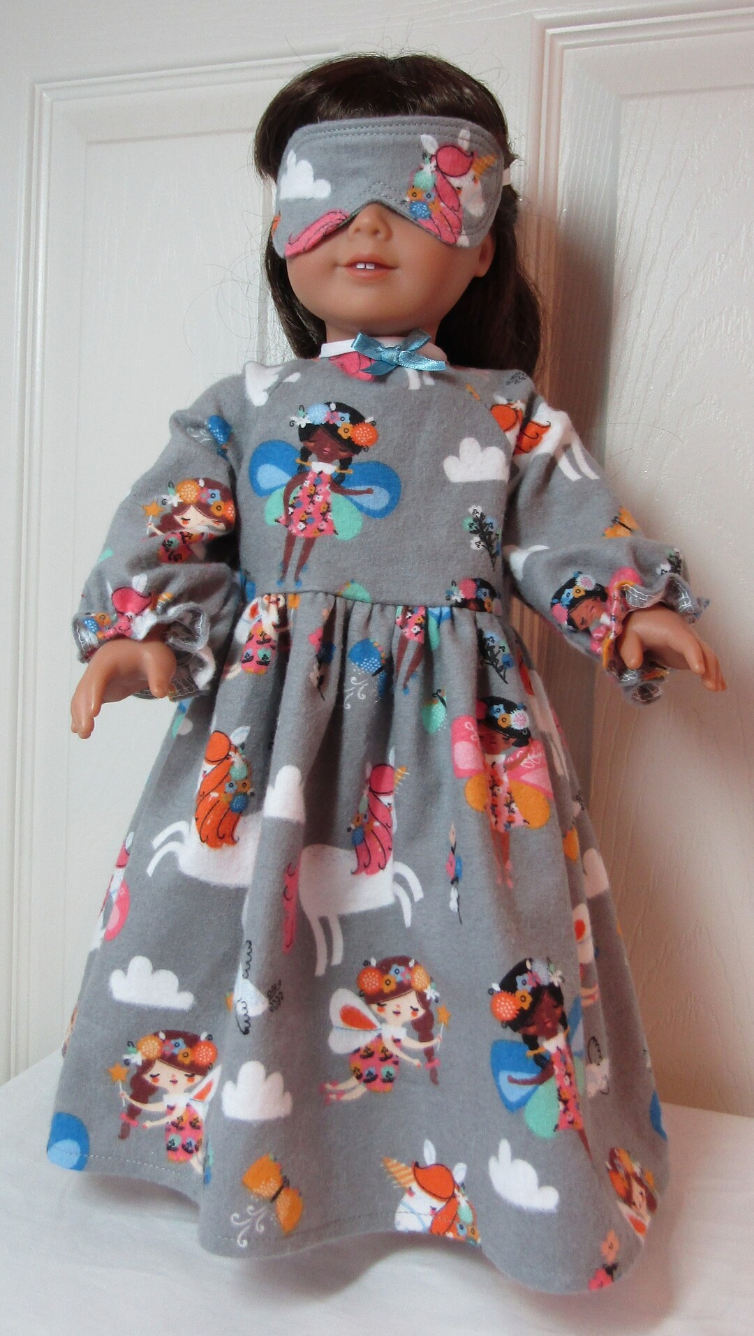 18 Doll Handmade Long Unicorn & Fairy Nightgown - Etsy