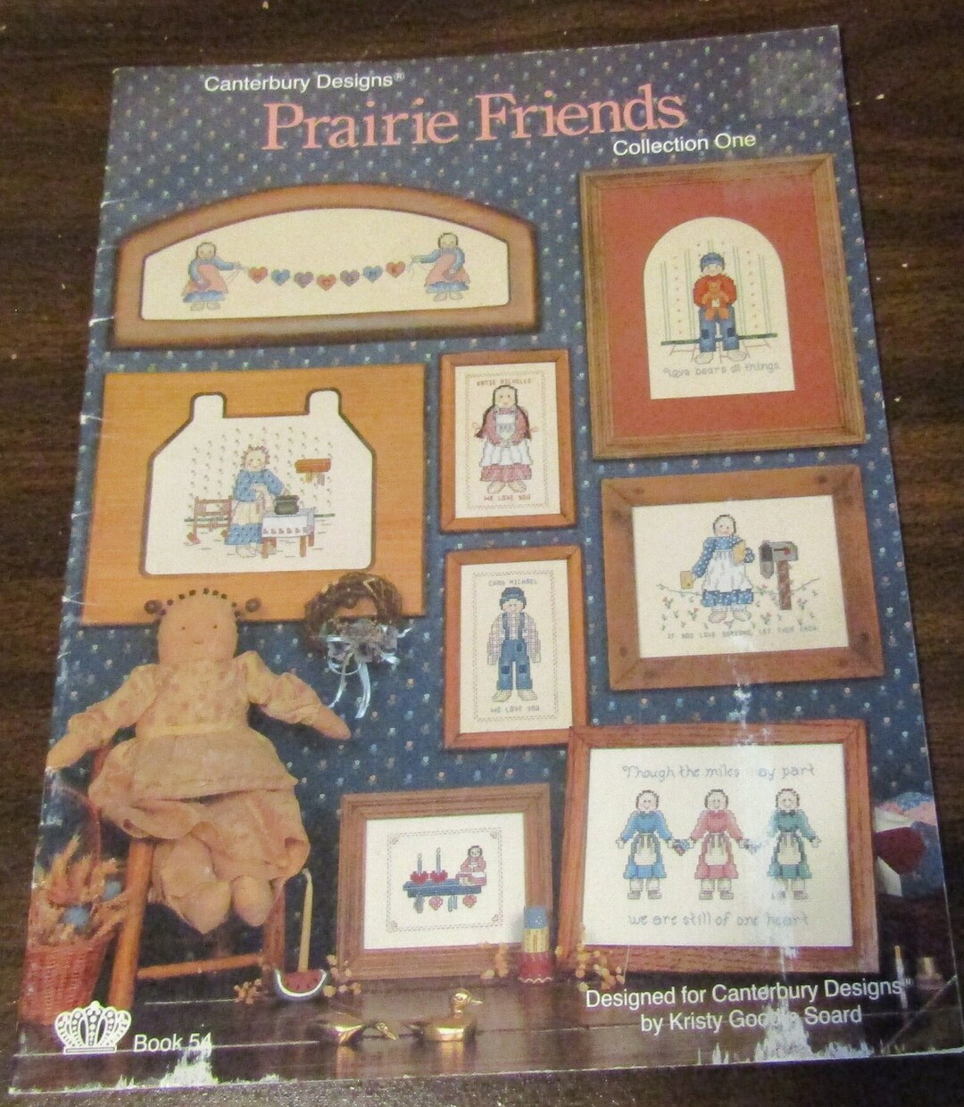 Vintage Cross Stitch Booklet: Prairie Friends - Etsy