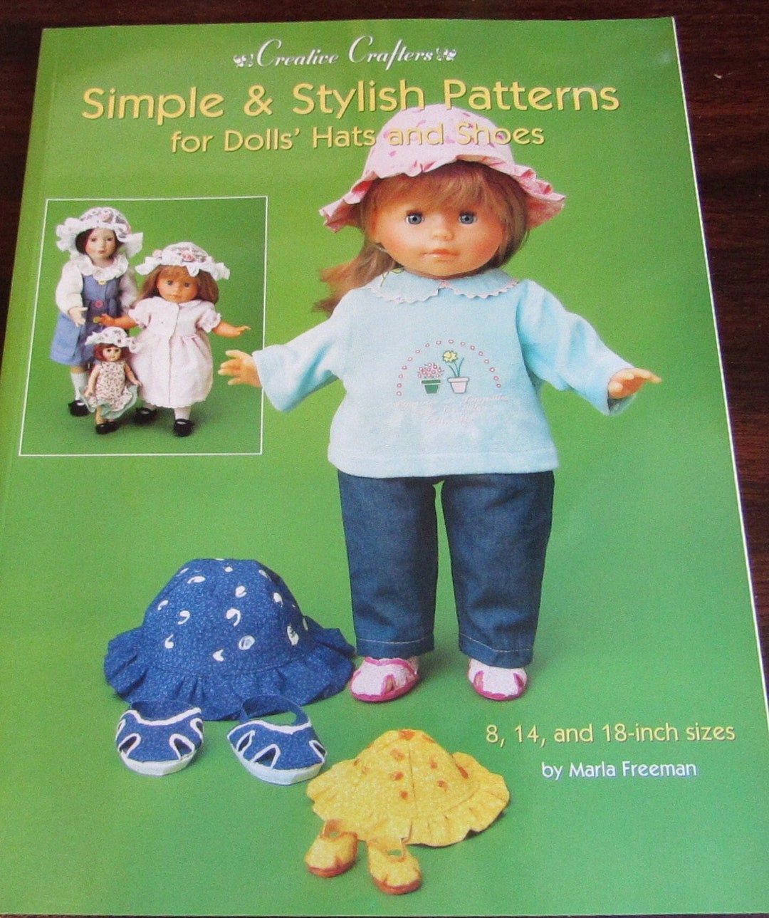 Vintage simple & Stylish Patterns for Dolls' Hats and Shoes Book - Etsy