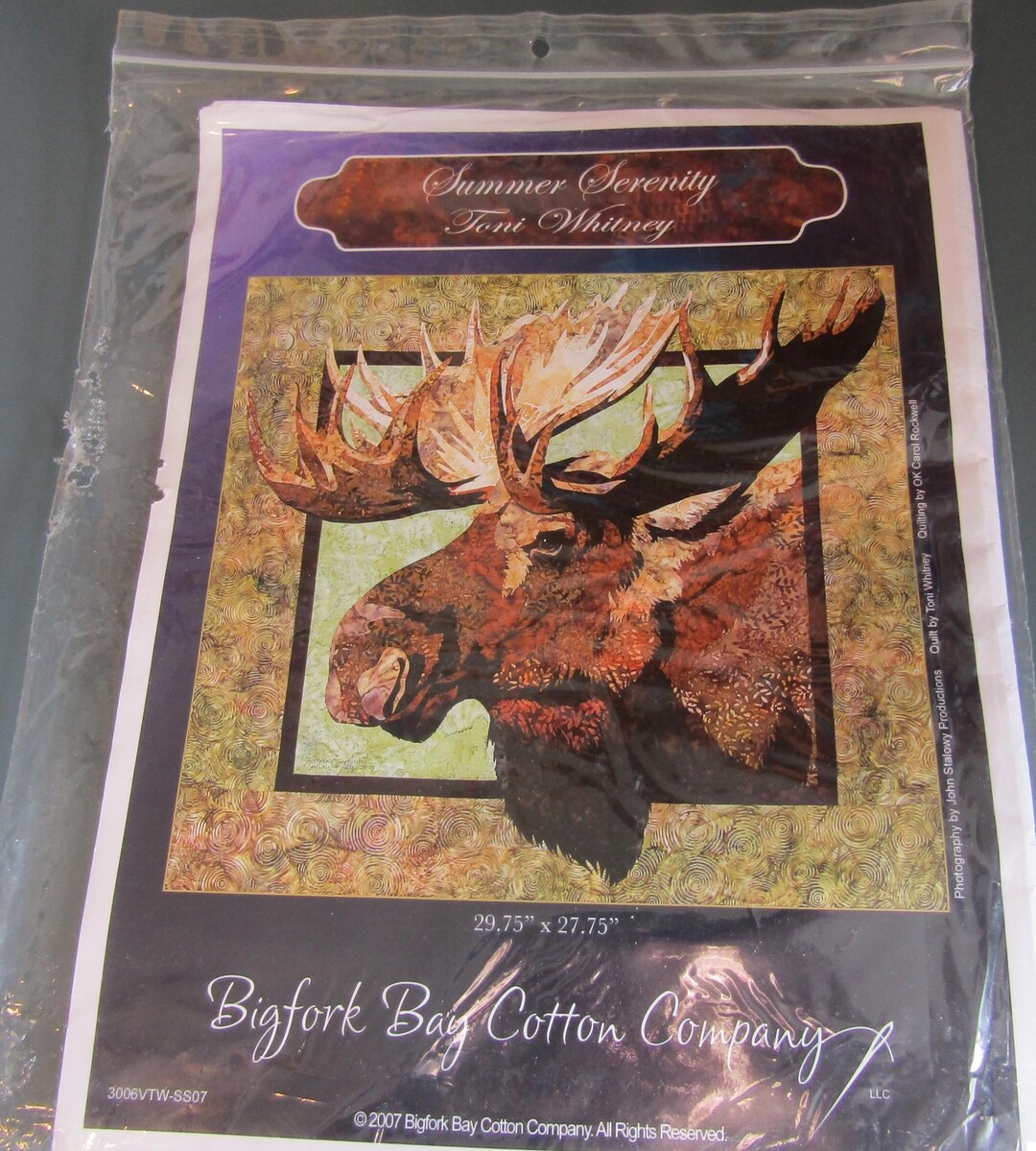 Uncut Summer Serenity Quilt Pattern: Moose - Etsy