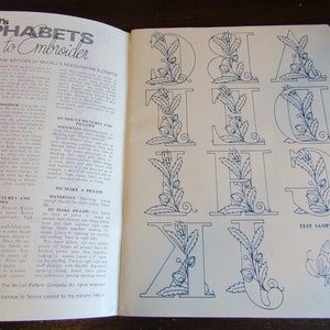 Vintage Alphabets to Embroider Book - Etsy