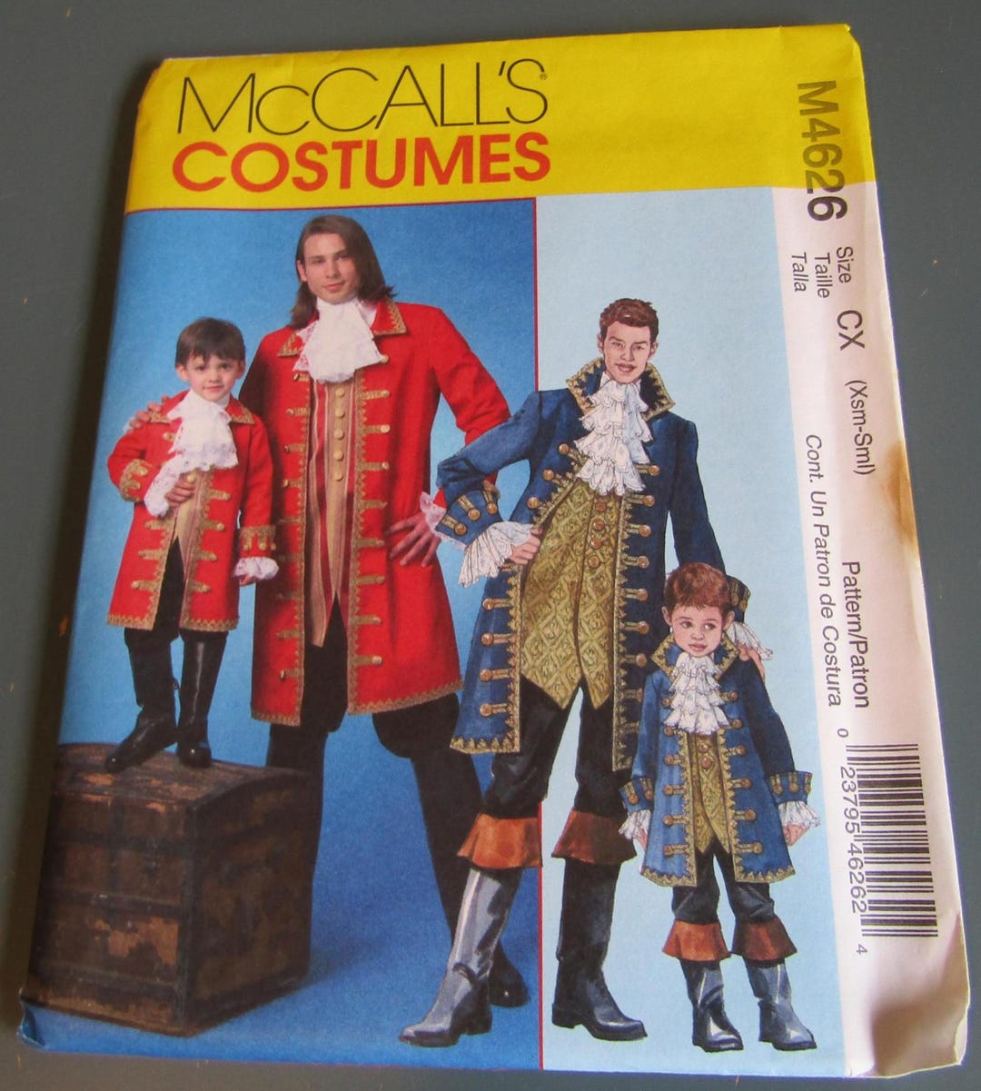 Uncut Vintage Children's Pirate Costume Pattern Sizes 3 - 6 - Etsy