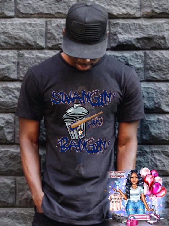 Houston Astro Swangin' and Bangin' Sweater Hoodie or - Etsy