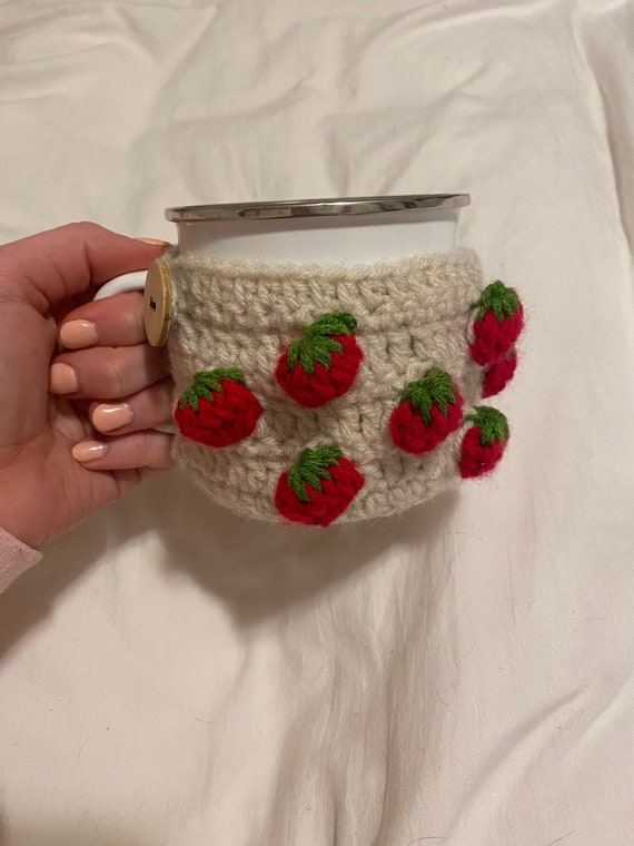 Strawberry Mug Sweater Crochet Pattern - Etsy