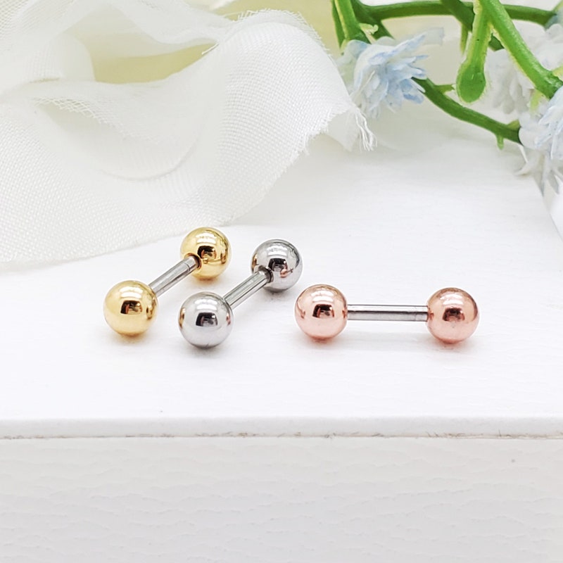 Barbell Earrings - Etsy