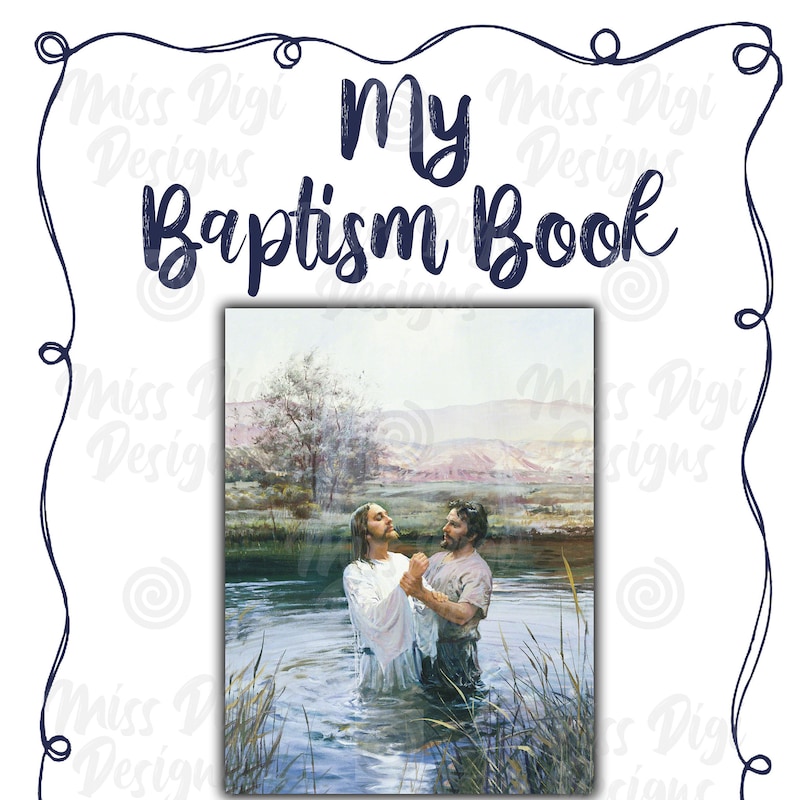 Lds Baptism Memory Book - Etsy