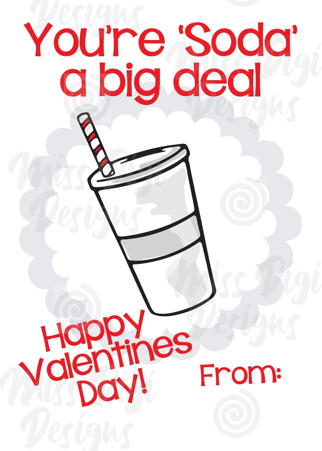 Soda Valentine, Soda Pop, Fanta Valentine, Printable Valentines ...