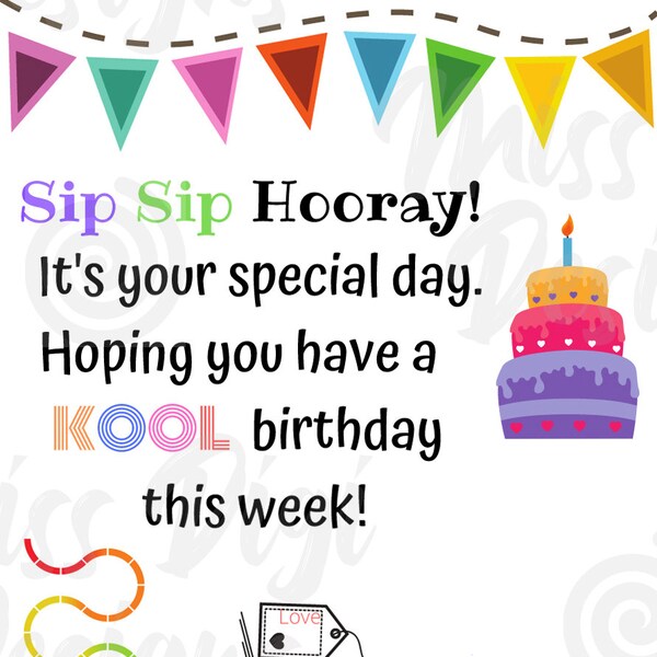Sip Sip Hooray - Etsy