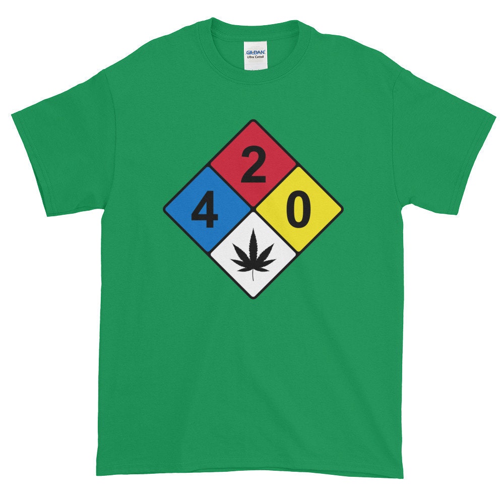420 Hazardous Material Sign T-shirt - Etsy