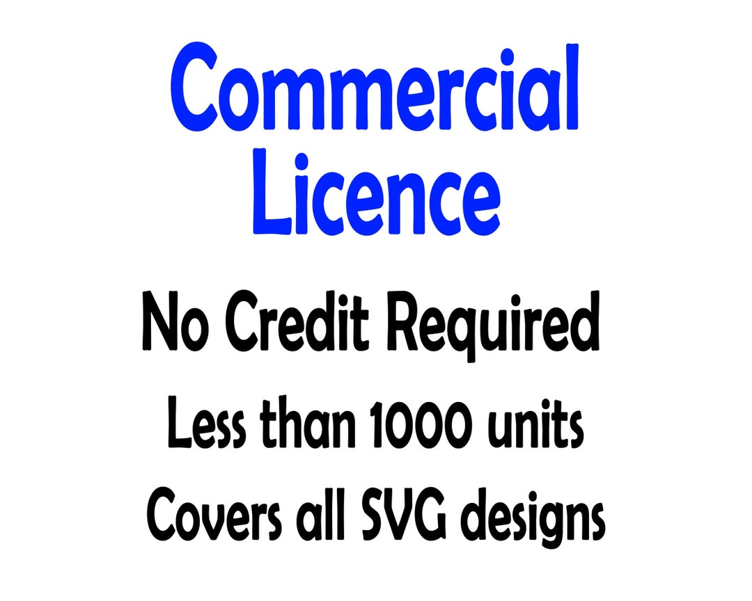 Commercial Use SVG Licence - Etsy