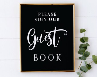 Please Sign Our Guest Bench DOWNLOAD Sign Our Guest Bench - Etsy